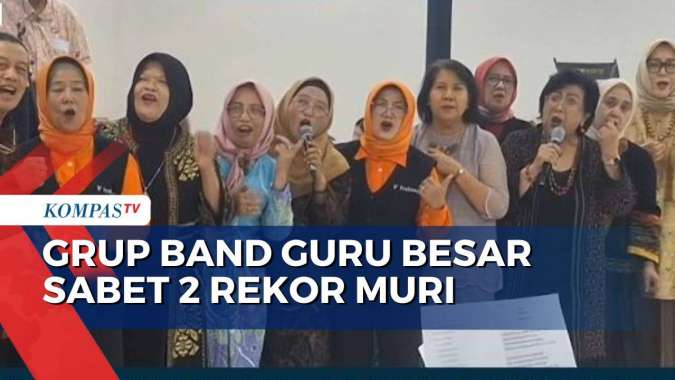 D'Professor, Band Rock Berisi 92 Guru Besar Surabaya Raih Dua Rekor MURI