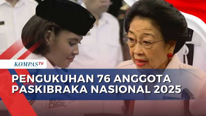 Memori Istana Kukuhkan 76 Anggota Paskibraka Nasional 2025 untuk ...
