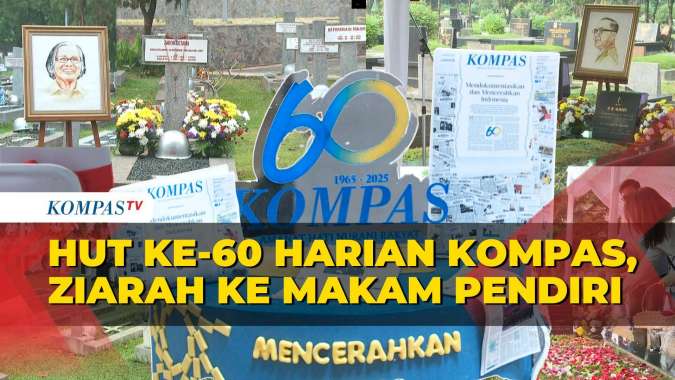 Rangkaian HUT ke-60 Harian Kompas, Ziarah Makam Jakob Oetama dan PK ...