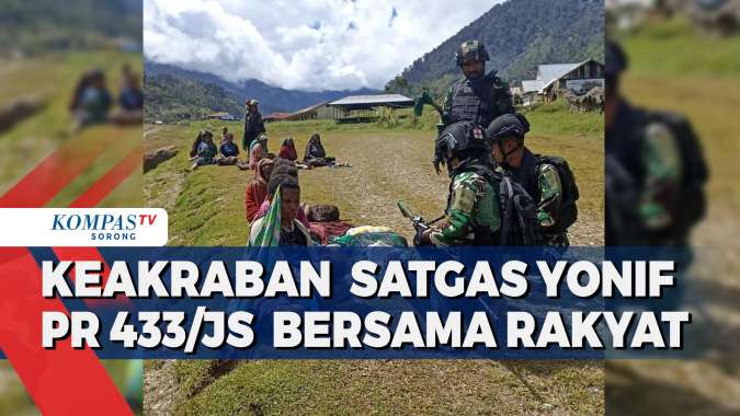 Satgas Yonif PR 433/JS Prioritaskan Program Pembangunan Bagi Masyarakat Kampung Mbua