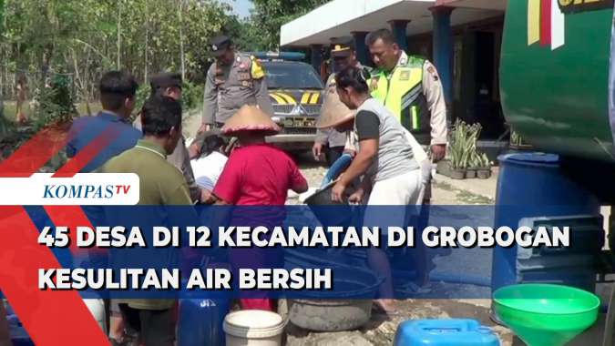 45 Desa di 12 Kecamatan di Grobogan Kesulitan Air Bersih