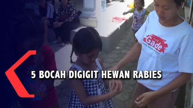 5 Bocah Digigit Hewan Rabies