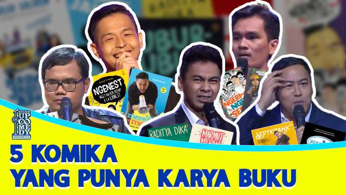5 Komika yang Punya Karya Buku: Raditya Dika, Ernest Prakasa Hingga ...