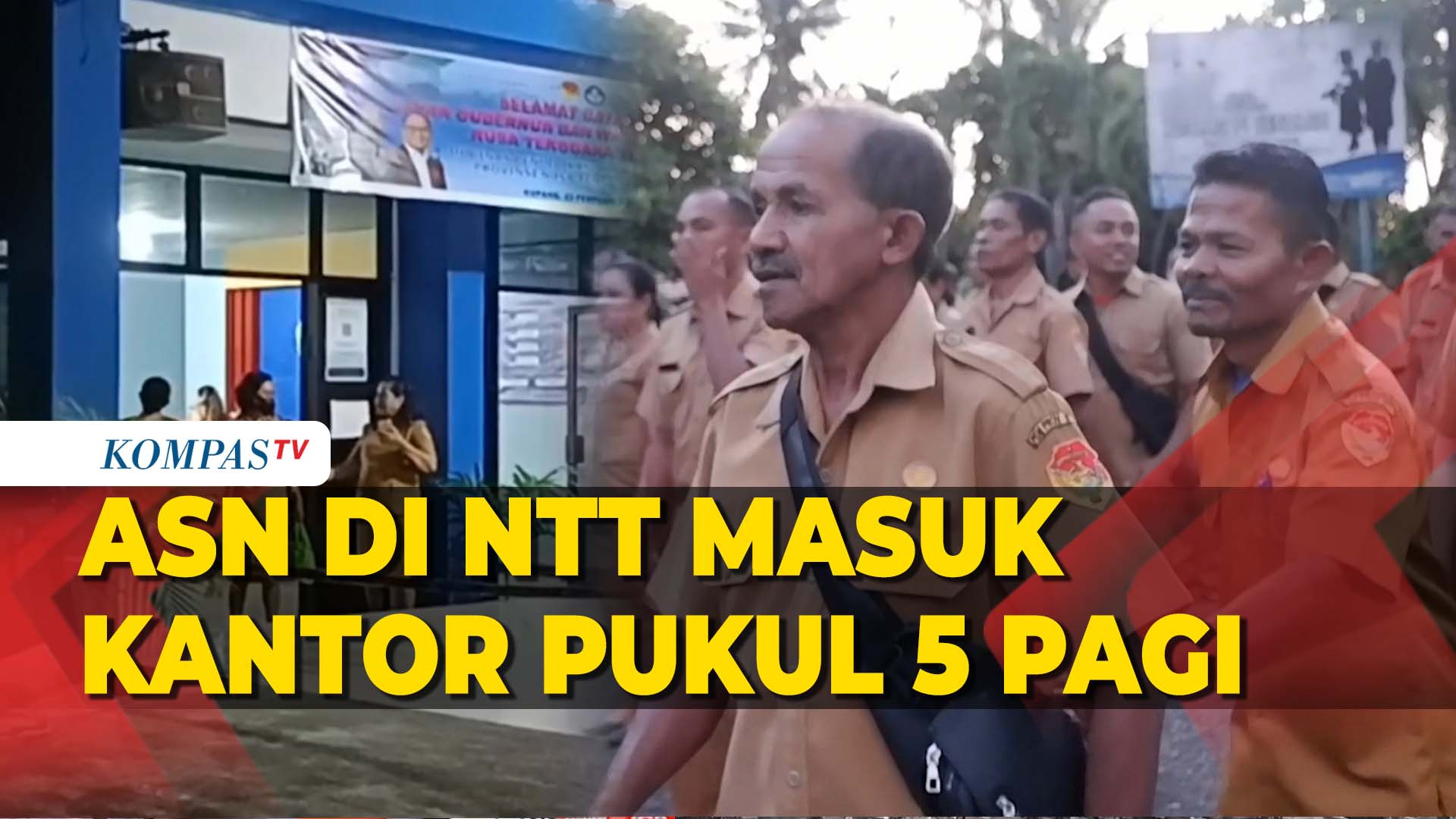 Pertama di Indonesia, ASN di NTT Masuk Kantor Pukul 5 Pagi