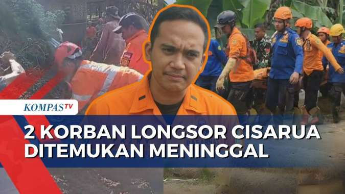 Jenazah 2 Korban Longsor Cisarua Dievakuasi, Tim SAR: Ditemukan dalam Satu Ruangan