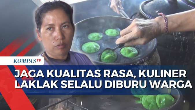 Murah dan Legendaris, Laklak Bu Mangku Tetap Pakai Cara Tradisional