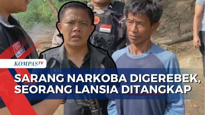 Gerebek Sarang Narkoba di Medan! Polisi Tangkap Lansia Pengedar Sabu