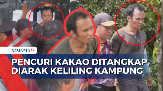 Tertangkap Curi Kakao, Residivis di Polman Diarak Warga Sebelum ...