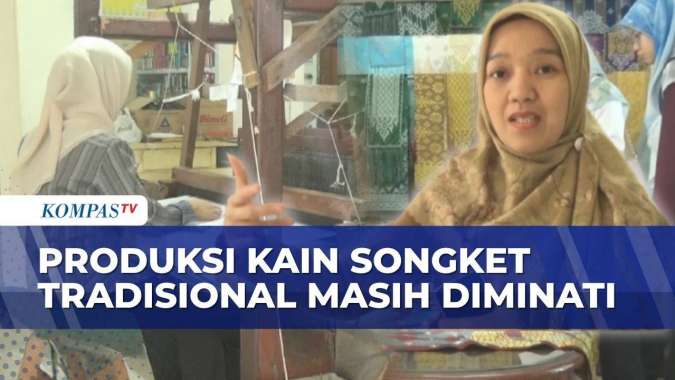Cantik dan Bernilai Tinggi! Tenun Songket Alat Tenun Bukan Mesin ...