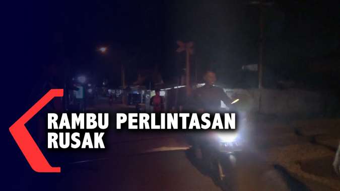 Rambu Perlintasan Kereta Api Tidak Berfungsi, Warga Resah Rambu Perlintasan Kereta Api Tidak Berfungsi, Warga Resah