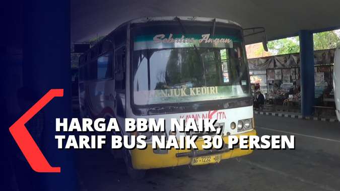 Dampak Kenaikan Harga BBM, Tarif Bus AKDP Naik 30 Persen