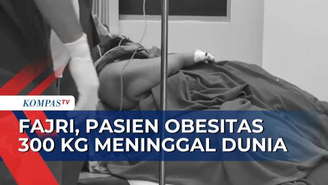 Almarhum Muhammad Fajri, Pasien Obesitas 300 KG Meninggal Dunia