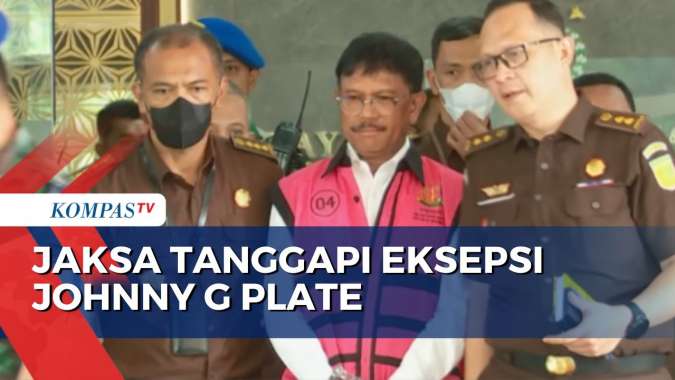 Jaksa Tanggapi Eksepsi Johnny G Plate Terkait Dugaan Korupsi BTS 4G Kominfo