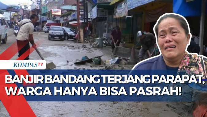 Banjir Bandang Sapu Bersih Rumah Warga di Kota Wisata Parapat, Puluhan ...
