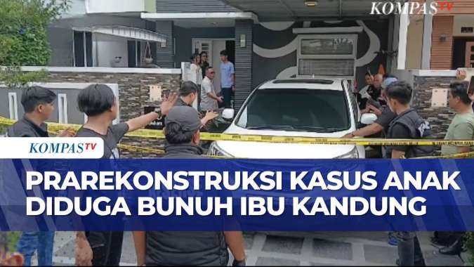 Prarekonstruksi Kasus Anak Diduga Bunuh Ibu Kandung di Medan Libatkan ...