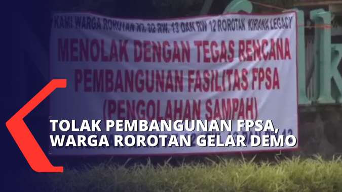 Tolak Pembangunan FPSA, Warga Perumahan Rorotan Kirana Legacy Gelar Demo