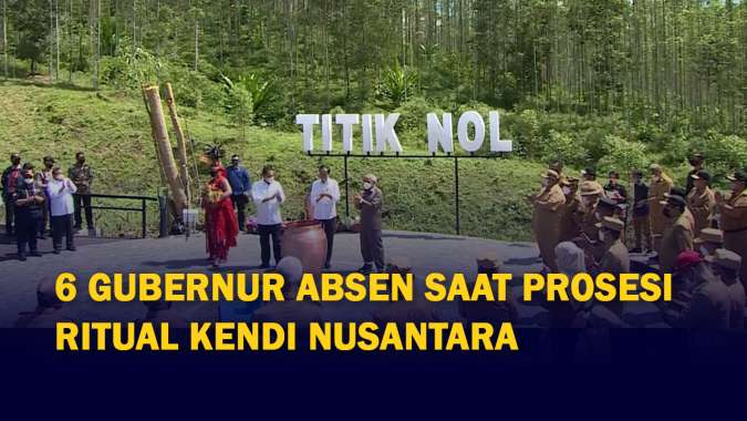 6 Gubernur Tidak Hadir Saat Prosesi Penyatuan Tanah dan Air di IKN, Ini Alasannya!