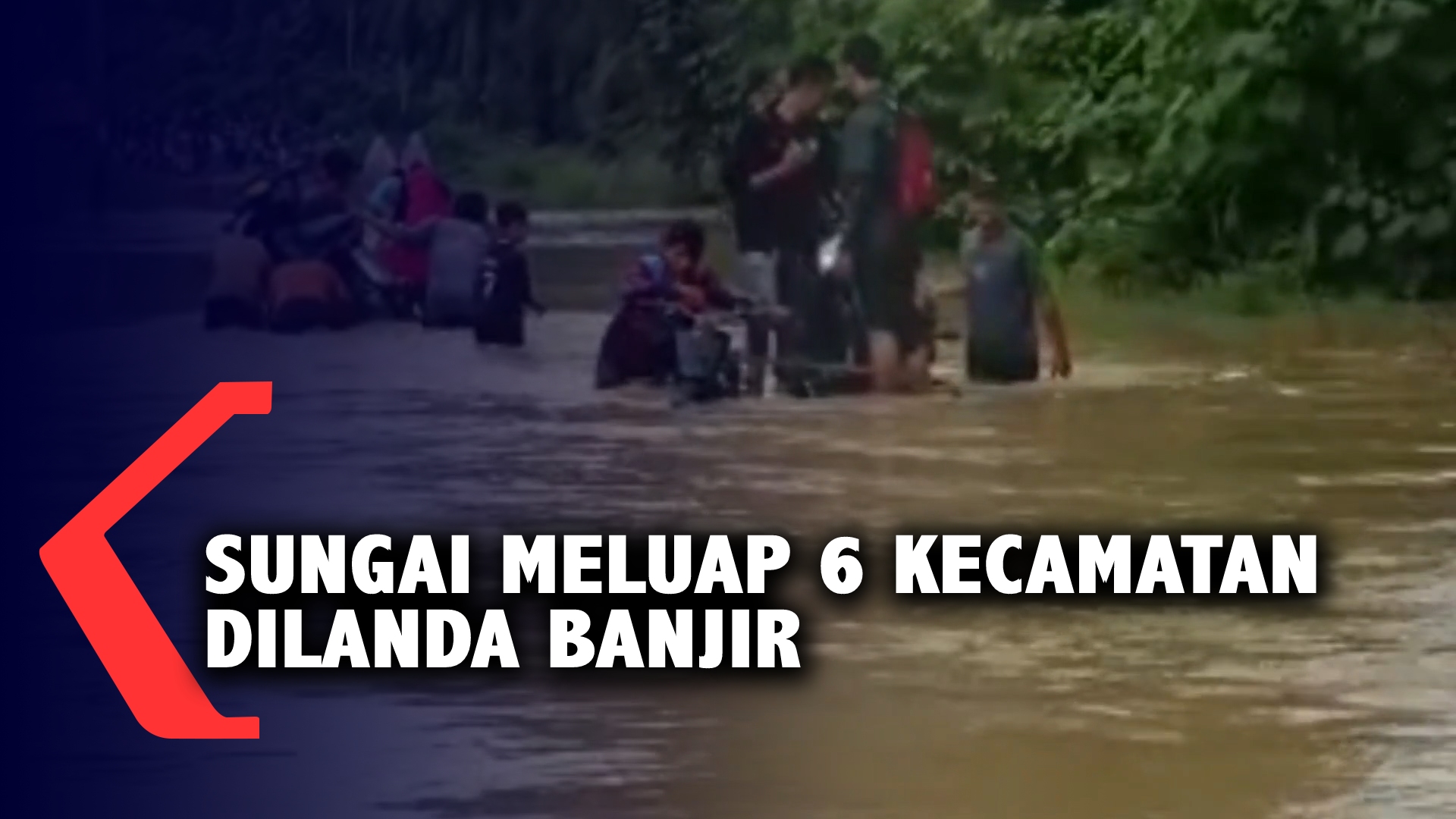 Sungai Meluap 6 Kecamatan di Landa Banjir