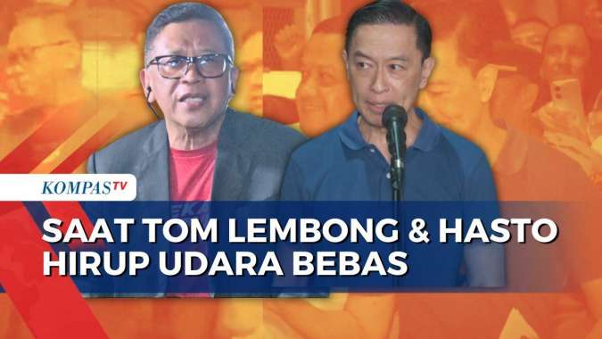 Hasto Kristiyanto dan Tom Lembong Bebas Usai Dapat Amnesti-Abolisi, Begini Beda Pernyataannya