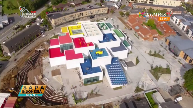 Rumah Lego Raksasa Resmi Dibuka di Denmark