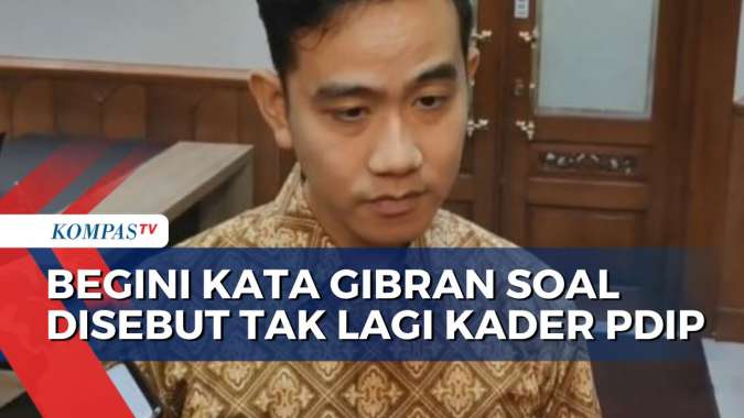 Respons Gibran Soal Disebut Tak Lagi Kader Pdip Enggak Apa Apa