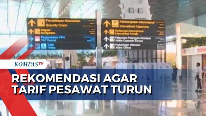 Rekomendasi Kemenhub untuk Turunkan Harga Tiket Pesawat