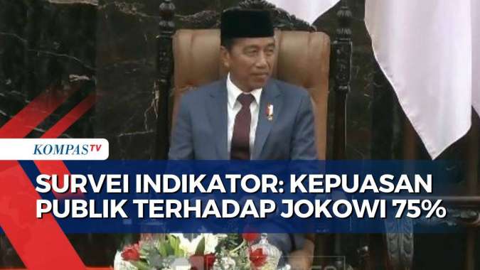 Indikator Politik Rilis Hasil Survei Kepuasan Publik Terhadap Kinerja Jokowi, Ini Hasilnya!
