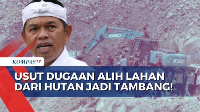 Dedi Mulyadi Minta Perhutani Usut Dugaan Alih Lahan Hutan Menjadi Tambang Gunung Kuda