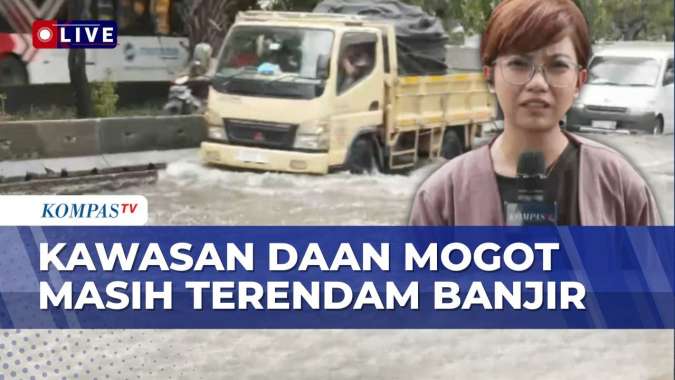 Terkini! Banjir Genangi Jalan Daan Mogot Jakarta Barat, Lalu Lintas ...