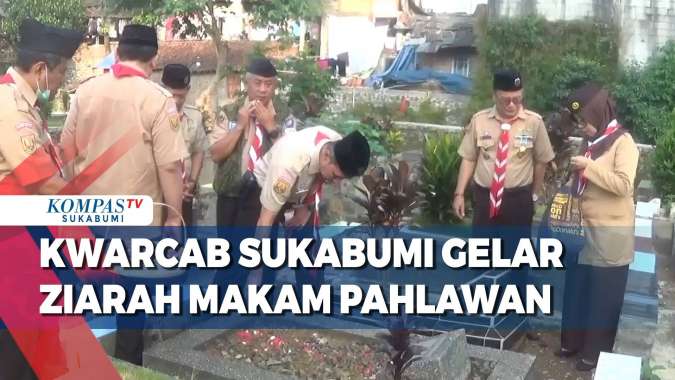 HUT 63 Gerakan Pramuka, Kwarcab Sukabumi Gelar Ziarah Makam Pahlawan