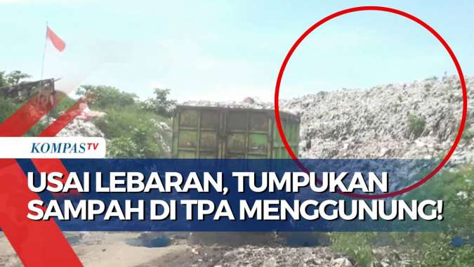 Tumpukan Sampah di TPA Pakusari Jember Capai 32 Meter Pasca Lebaran!