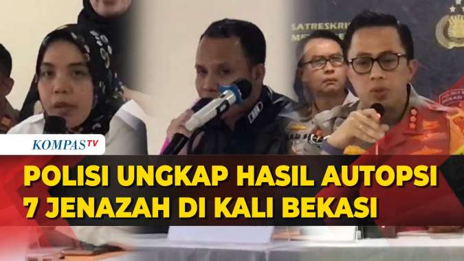[FULL] Polisi Ungkap Hasil Autopsi 7 Jenazah di Kali Bekasi: Meninggal karena Tenggelam