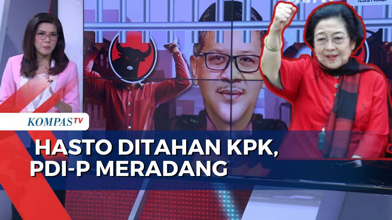 Video: Hasto Ditahan KPK di Kasus Harun Masiku, PDIP Meradang Hingga Instruksikan Kader Tunda ...