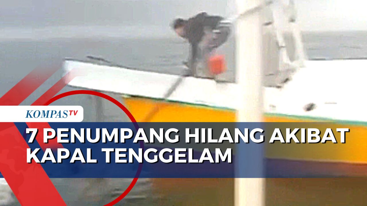 Video: 7 Penumpang Hilang saat Kapal Tenggelam di Perairan Pangkep