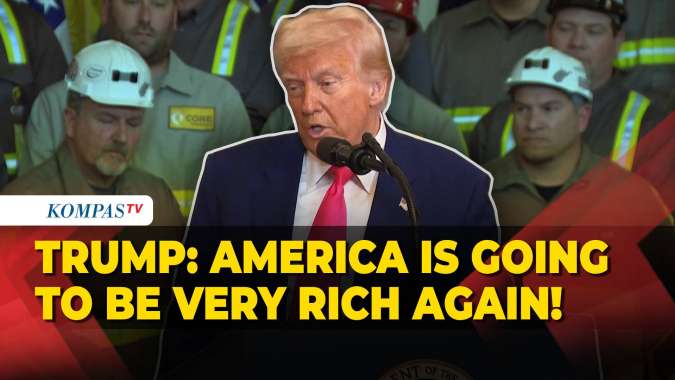 Klaim Donald Trump, Amerika akan Kaya Lagi usai Diskusi dengan 70 Negara