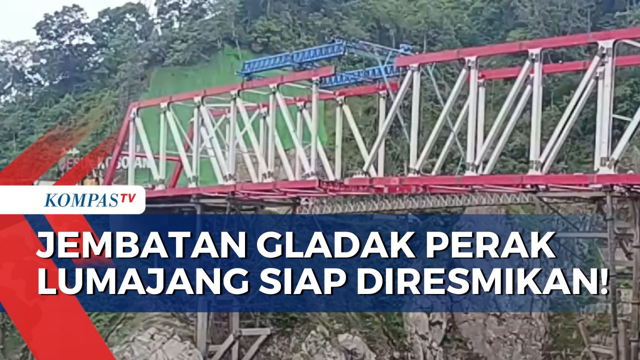 Video: Jembatan Rangka Baja Terpanjang di Indonesia, Jembatan Gladak ...