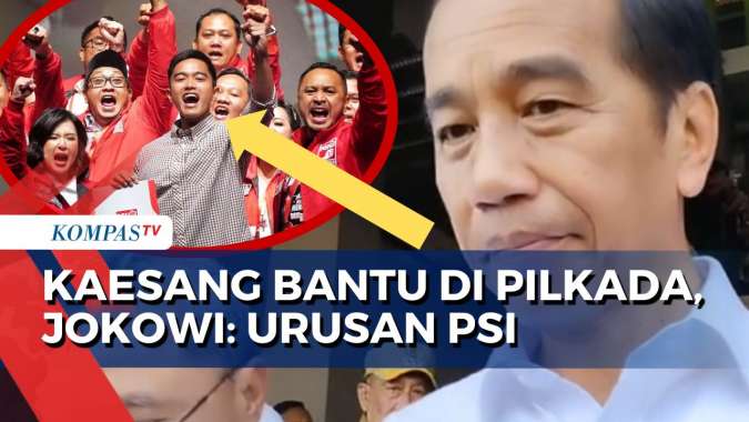Kaesang Pangarep 'Turun Gunung' Bantu Kader di Pilkada, Presiden Jokowi: Urusan PSI