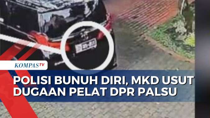 Kasus Polisi Bunuh Diri, MKD Usut Dugaan Pelat DPR Palsu