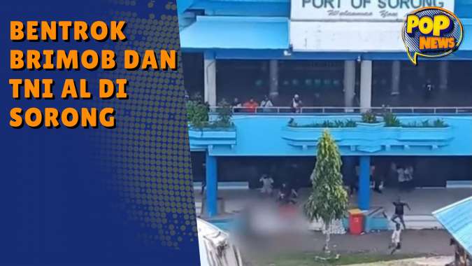 Bentrok Brimob dan TNI AL di Sorong - Juni 2024