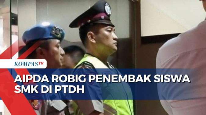 Aipda Robig Tersangka Penembakan Siswa SMK di Semarang Dipecat Dengan Tidak Hormat
