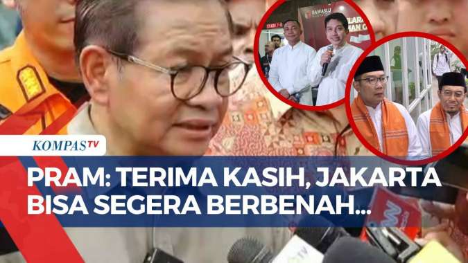 Respons Pramono Usai RK-Suswono dan Dharma-Kun Batal Gugat Pilkada Jakarta ke MK