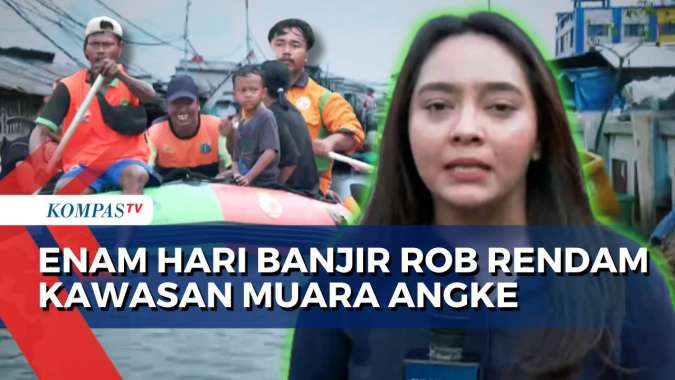 [FULL] Kondisi Muara Angke 6 Hari Terendam Banjir Rob, Aktivitas Warga Terganggu