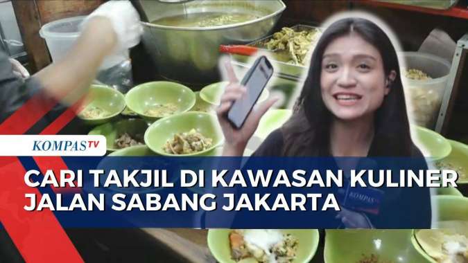 Jalan Sabang Jakarta Jadi Surga Takjil, Dari Es Buah, Nasi Gandul ...