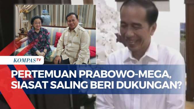 Respons Jokowi hingga Muzani Soal Pertemuan Prabowo-Megawati: Dukungan PDI-P dari Luar Koalisi?