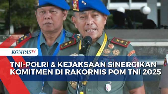 Rakornis POM 2025: Evaluasi Program Kerja dan Sinergitas TNI, Polri, dan Kejaksaan
