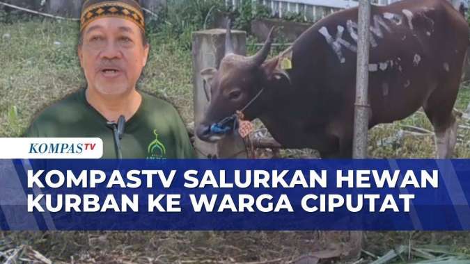 Rayakan Idul Adha, KompasTV Salurkan Hewan Kurban untuk Warga Ciputat ...