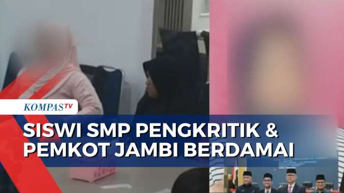 Buntut Kasus Siswi SMP Kritik Pemkot Jambi, Kini Keduanya Sepakat Berdamai