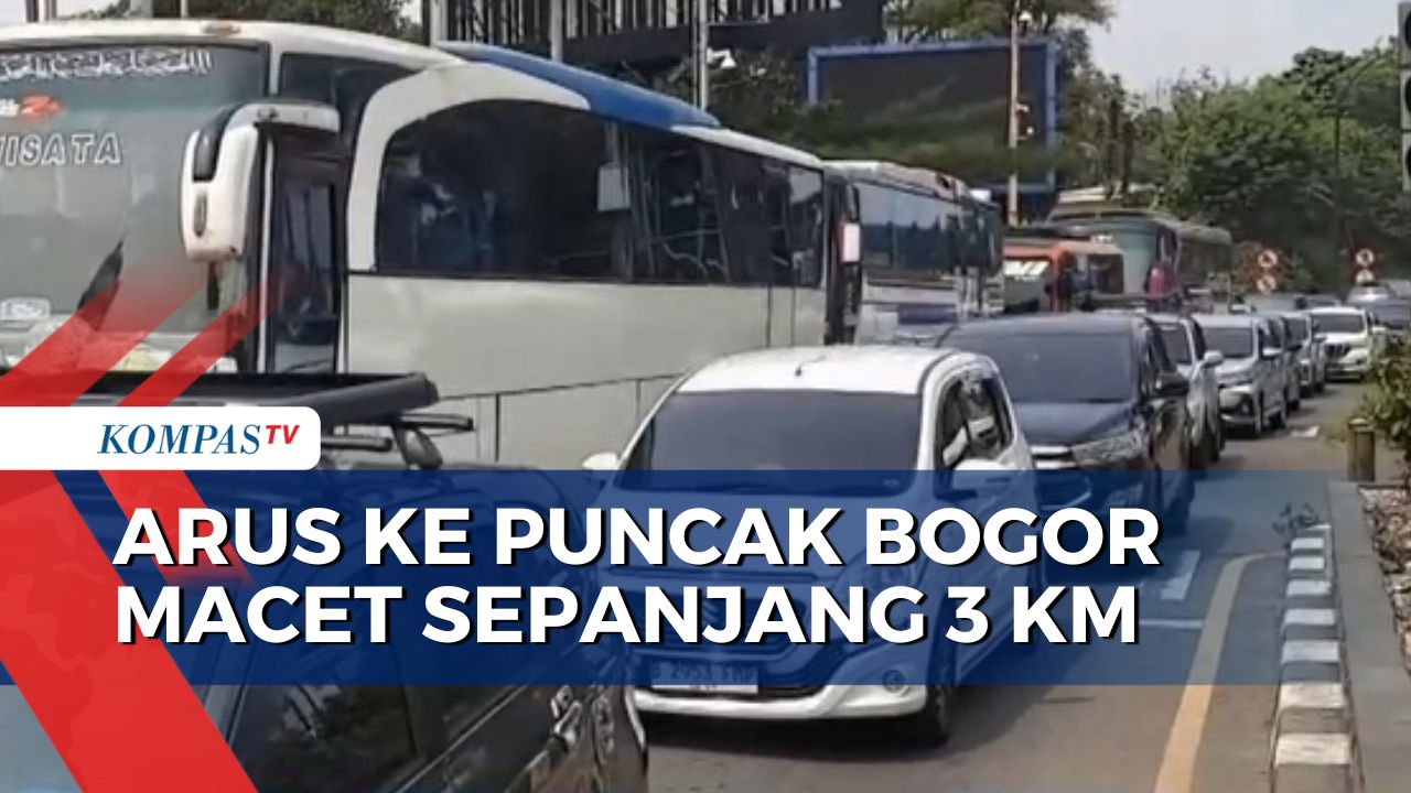 Video: Libur Weekend, Arus Lalu Lintas Menuju Puncak Bogor Macet Hingga ...