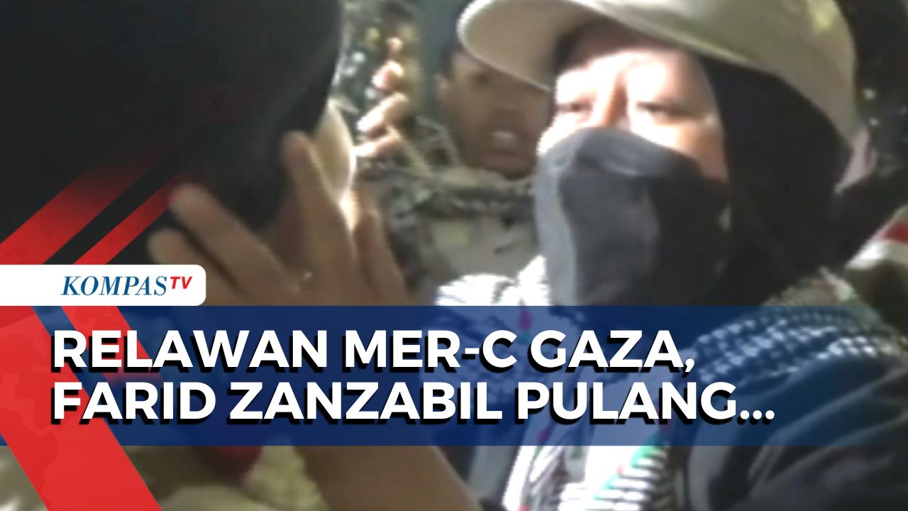 Video: Momen Haru Kepulangan Relawan MER-C dari Gaza, Farid Zanzabil Disambut Peluk Hangat Ibu