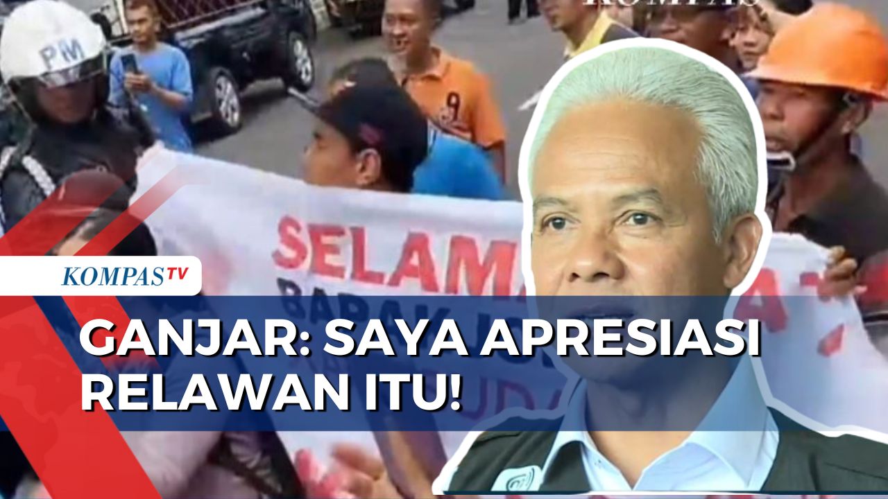 Video: Respons Ganjar Soal Insiden Warga Bentangkan Spanduk 'Pilih Ganjar' Saat Jokowi Melintas